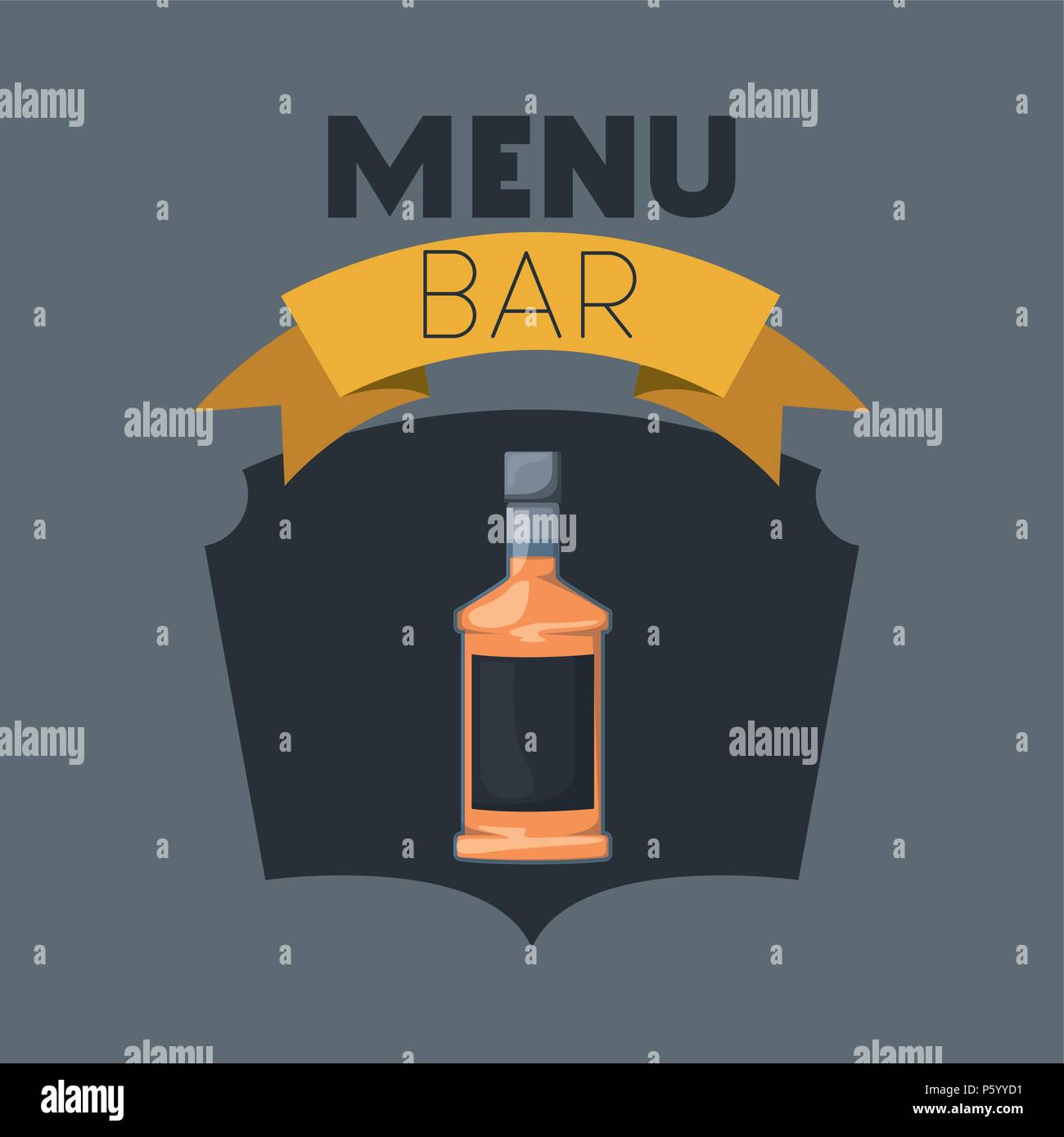 best drink bottle liquor frame Stock Vector Image & Art - Alamy