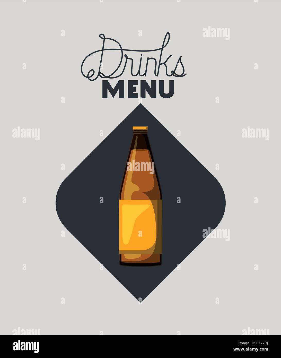 best drink bottle liquor frame Stock Vector Image & Art - Alamy