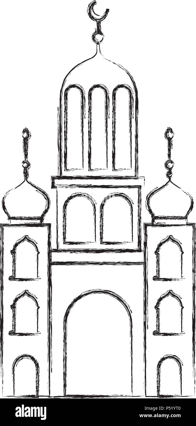 Islamic castle Stock Vector Images - Alamy