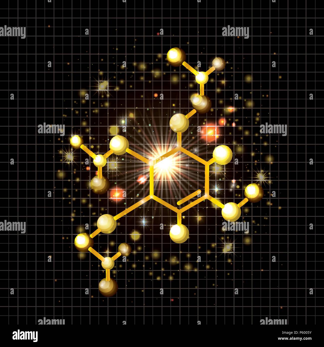 Gold Atom High Resolution Stock Photography and Images - Alamy