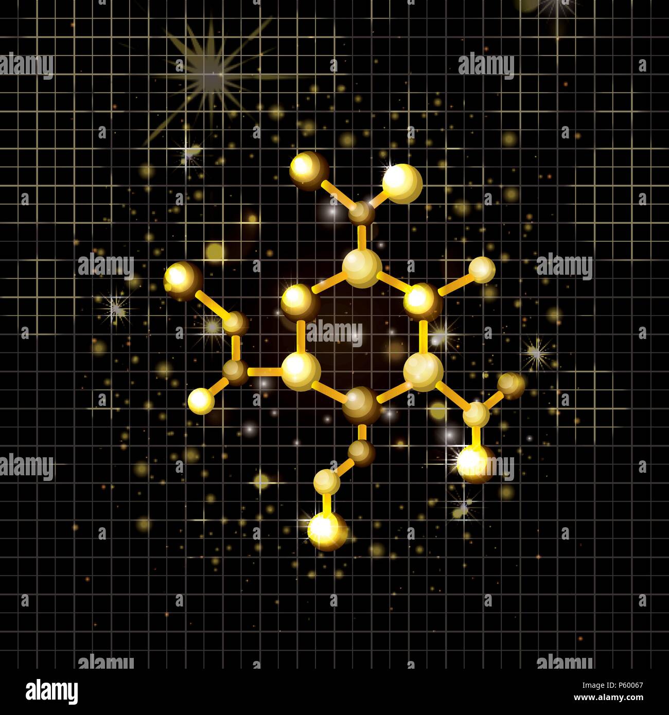 Gold atom microscope hi-res stock photography and images - Alamy