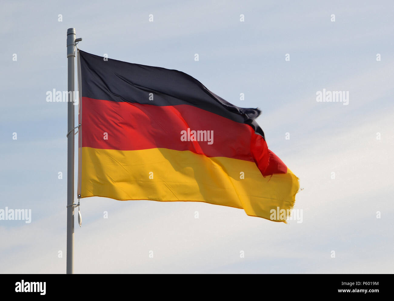 Gold flag pole hi-res stock photography and images - Alamy