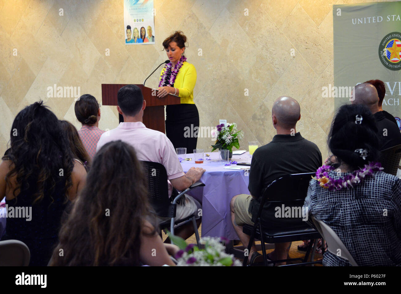 Misti French, widow of Master Sgt. Timothy French, gives a heartfelt ...