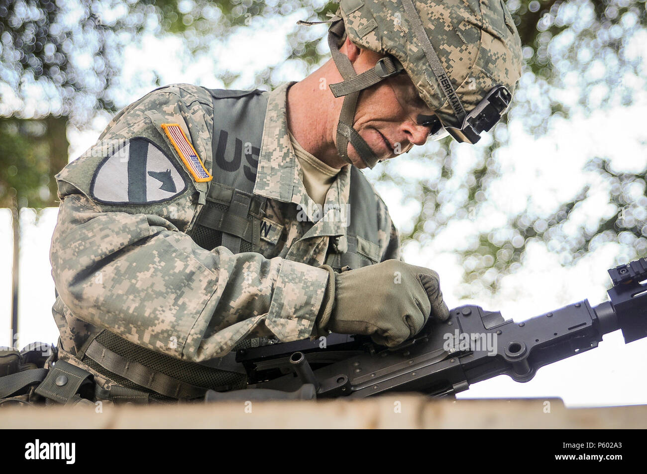 Staff Sgt. Alex Herrmann, a civil affairs specialist from Amarillo ...