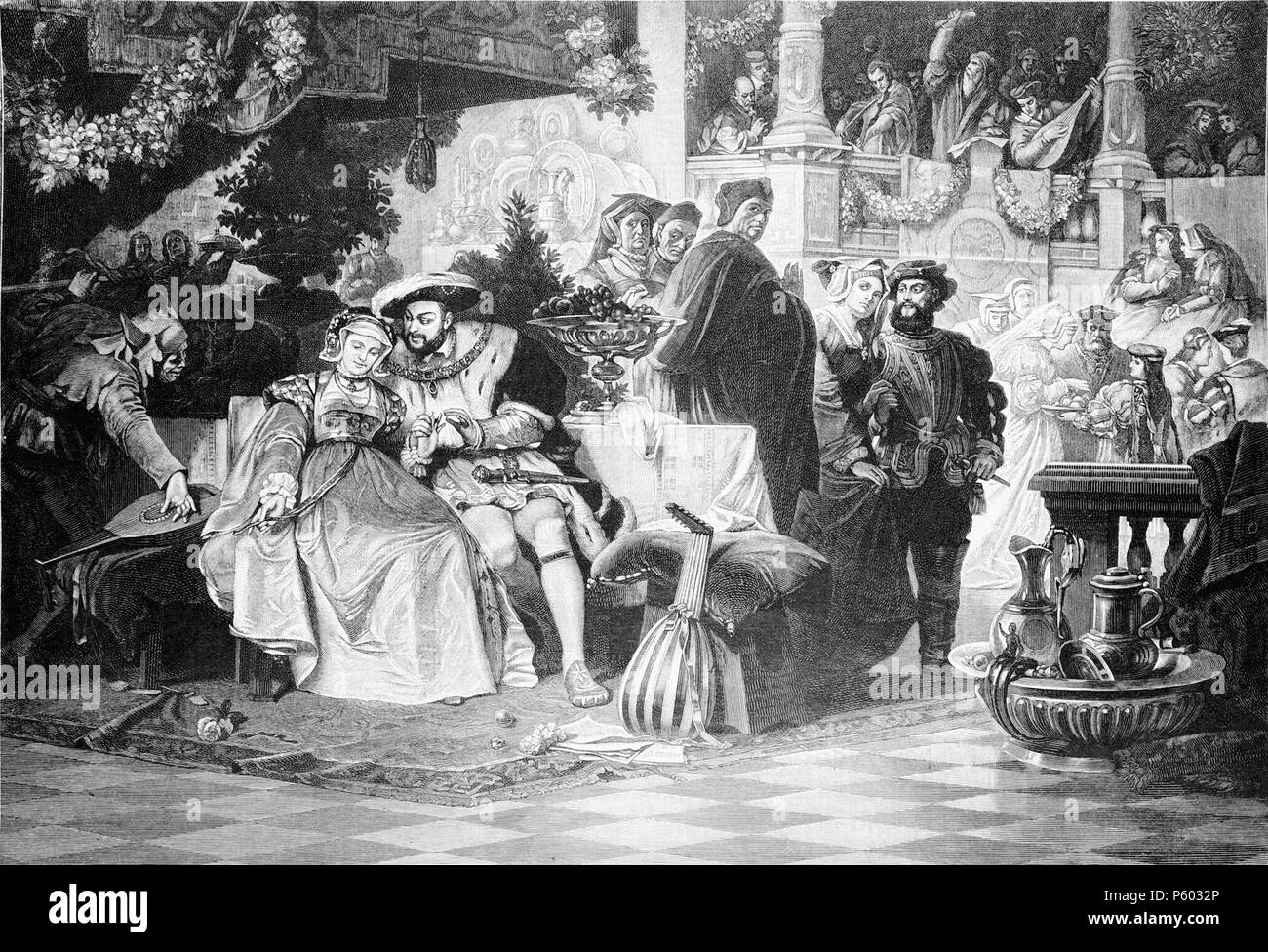 Karl theodor von piloty anne boleyn hi-res stock photography and images ...