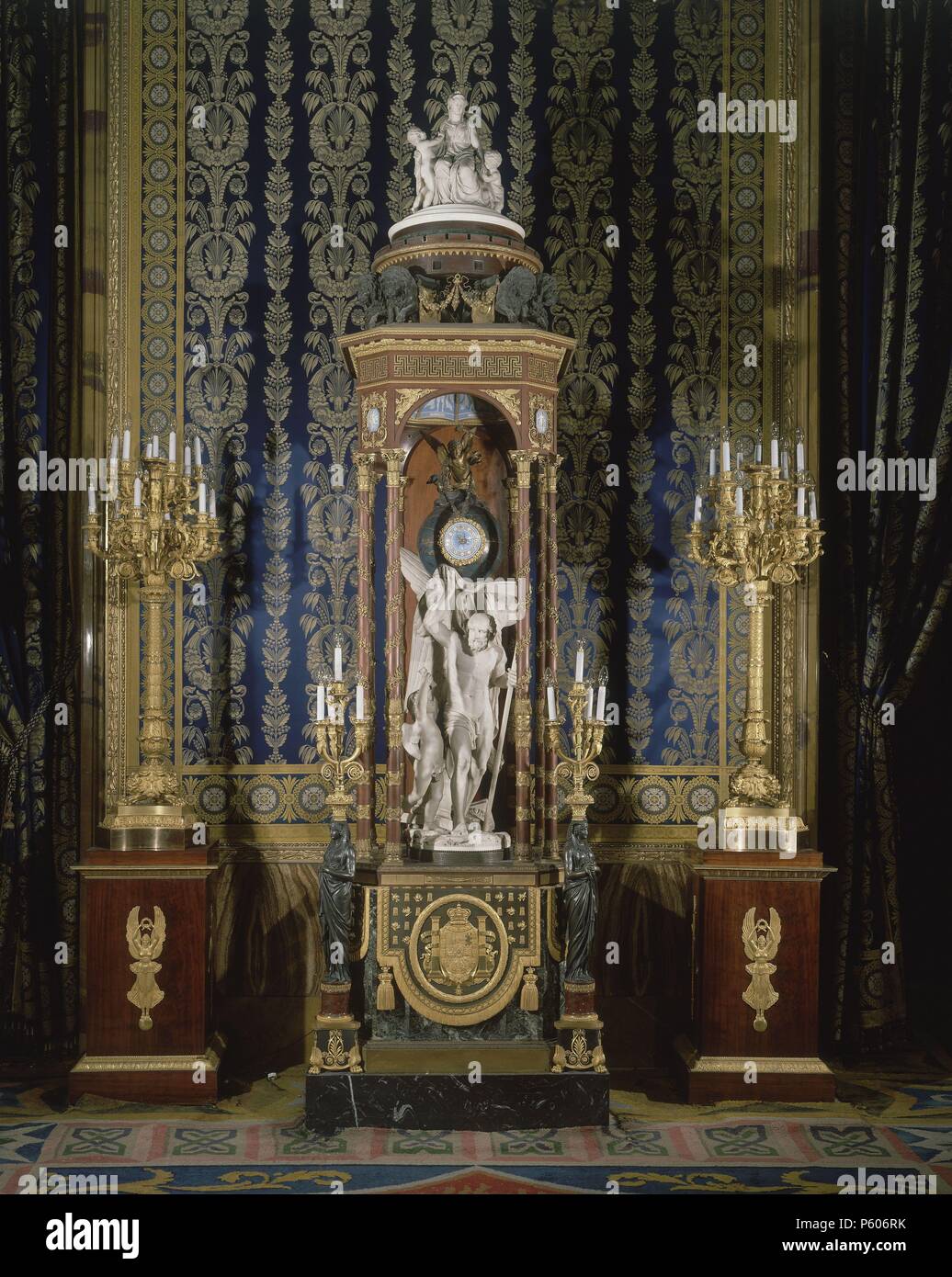 ANTECAMARA DE GASPARINI - RELOJ CONOCIDO COMO EL TIEMPO - SIGLO XVIII ...