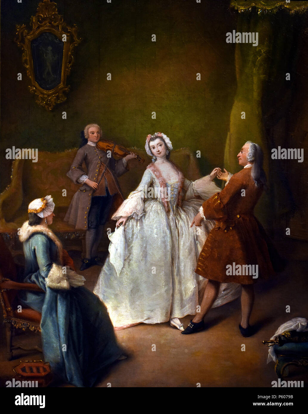 The dance lesson by Pietro Longhi, Venice, 1701-1785 ,Italy, Italian ...
