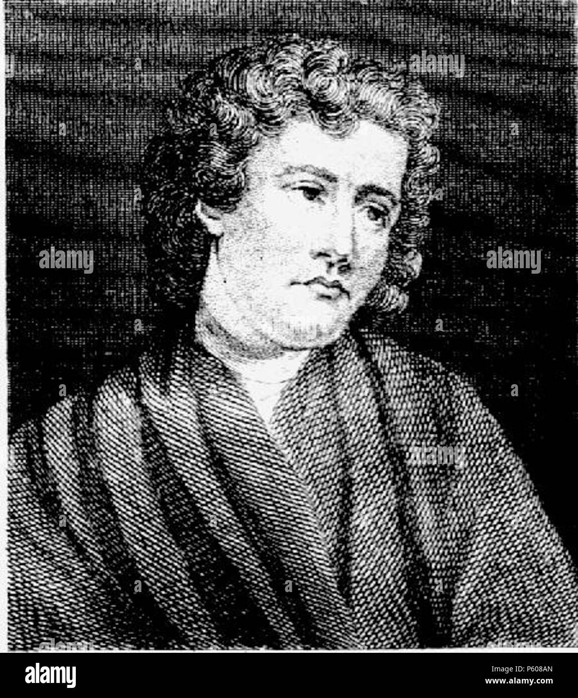N/A. English: 18th century portrait of Eugene Aram, from The Newgate ...
