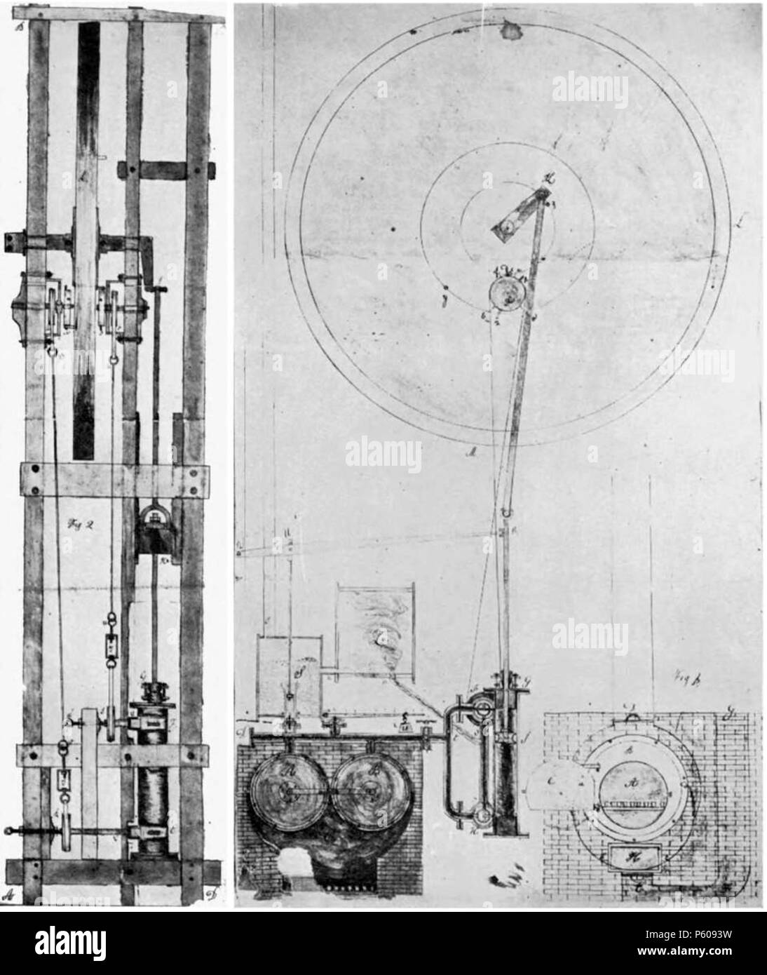 536 Evans Steam Engine, 1803 Stock Photo - Alamy
