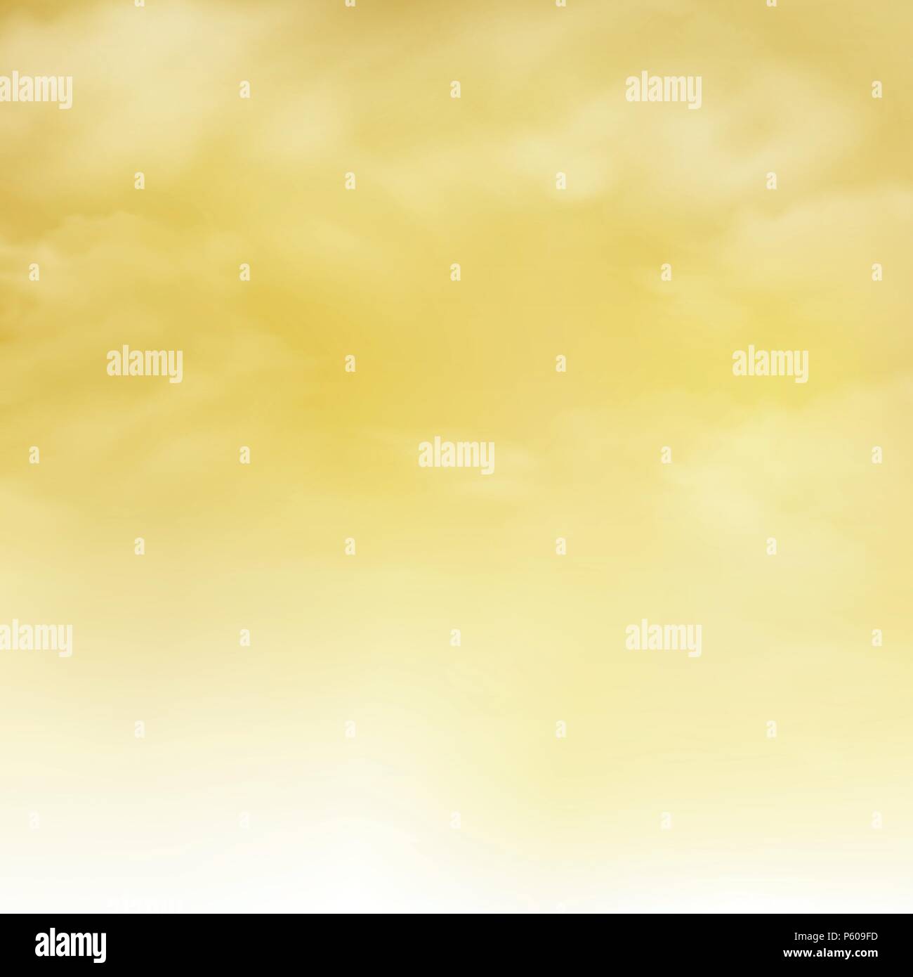 Abstract of realistic clouds pattern on gold sky background ...