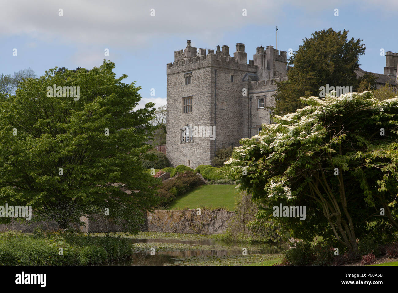 The medieval Sizergh Castle and Gardens is a popular tourist attraction ...