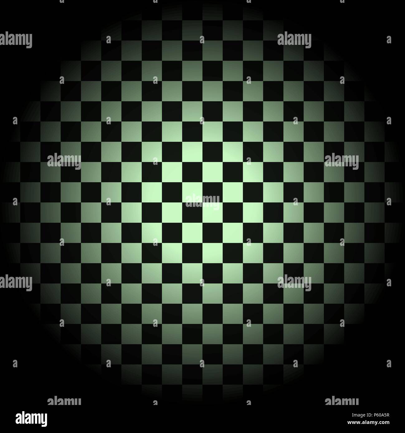 White and black checkered background in circle. eps10 Stock Vector ...