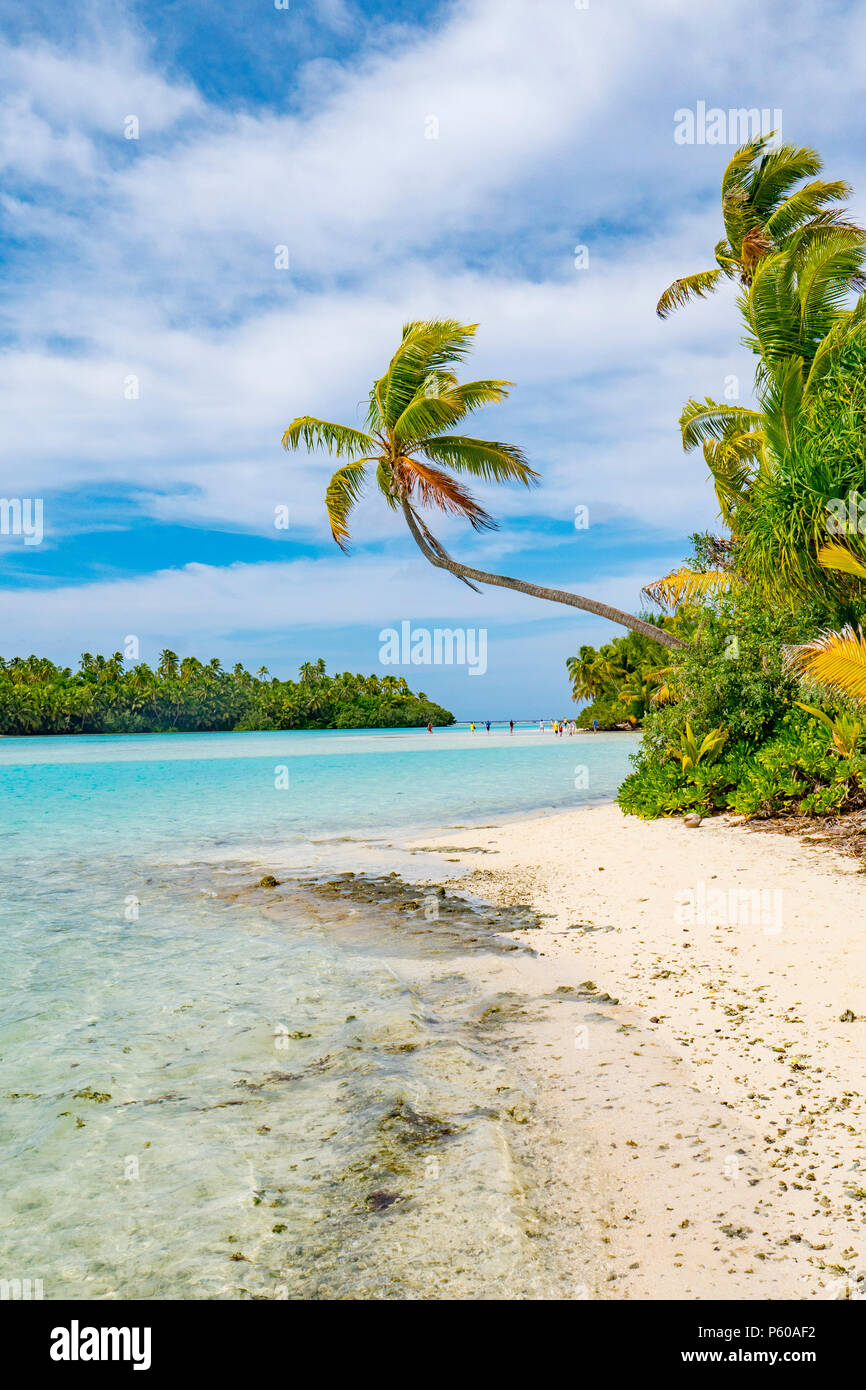 One Foot Island, Aitutaki, Cook Islands, South Pacific Stock Photo - Alamy