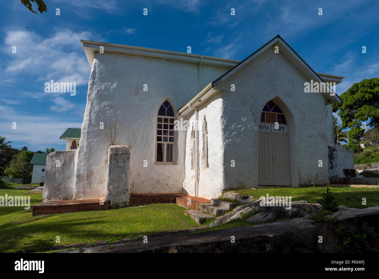 Cook Islands Aitutaki Church High Resolution Stock Photography and ...