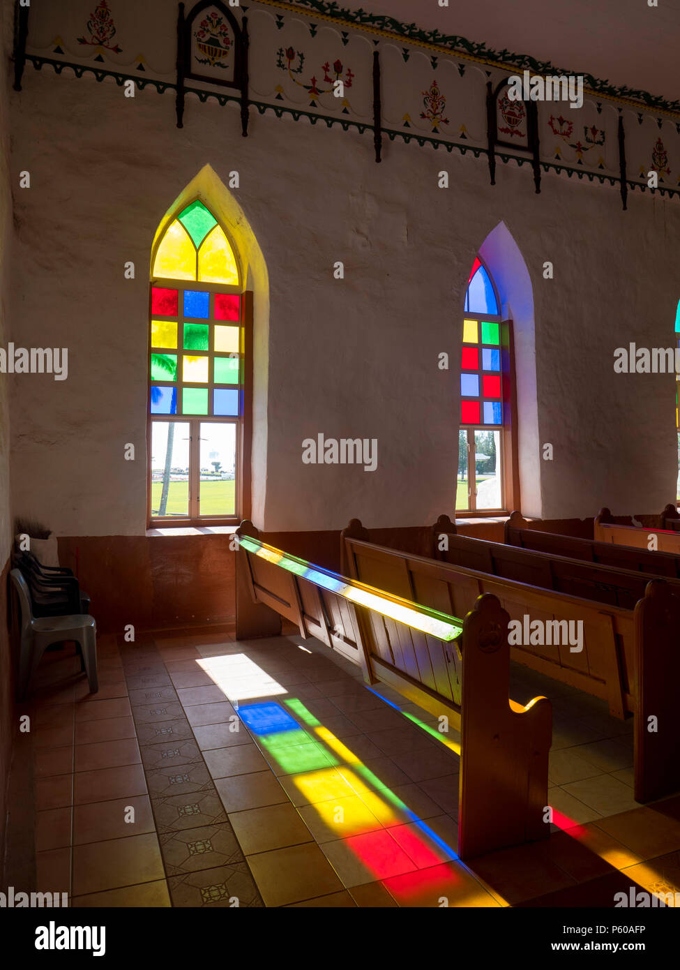 Cook Islands Aitutaki Church High Resolution Stock Photography and ...