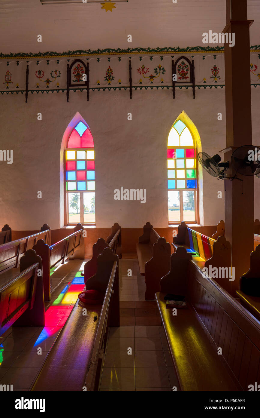 Cook islands aitutaki church hi-res stock photography and images - Alamy