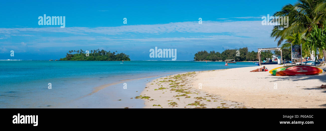 Muri Beach, Rarotonga, Cook Islands, South Pacific Stock Photo - Alamy