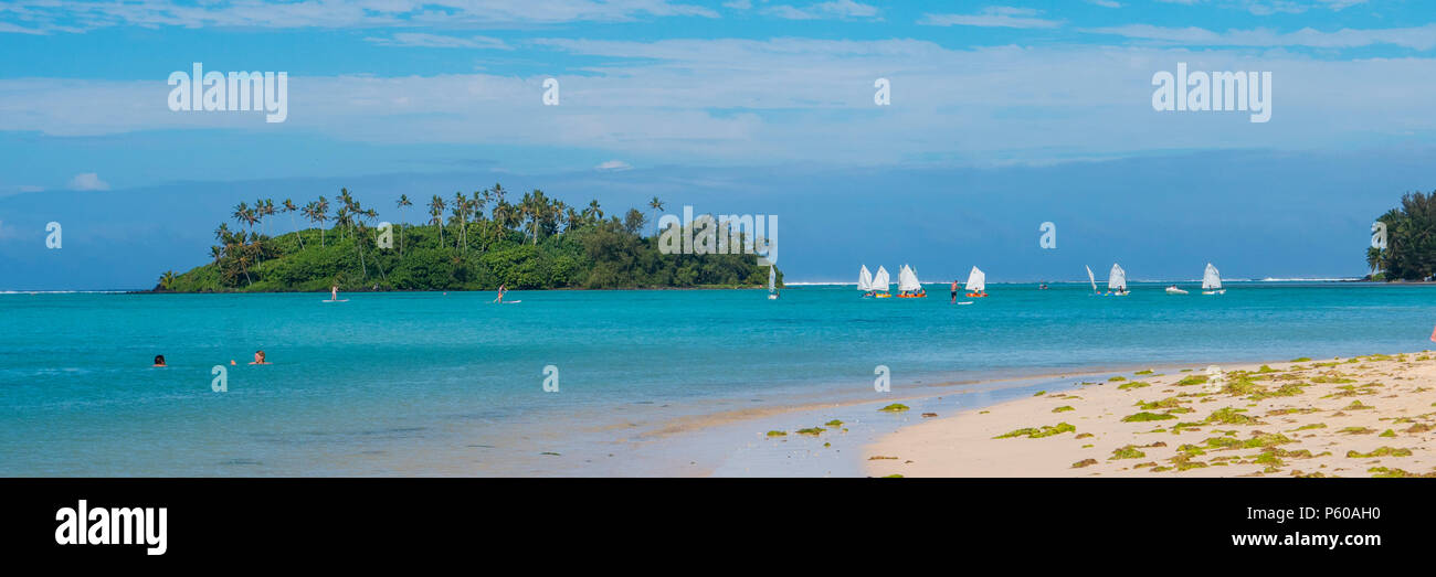 Muri Beach, Rarotonga, Cook Islands, South Pacific Stock Photo - Alamy