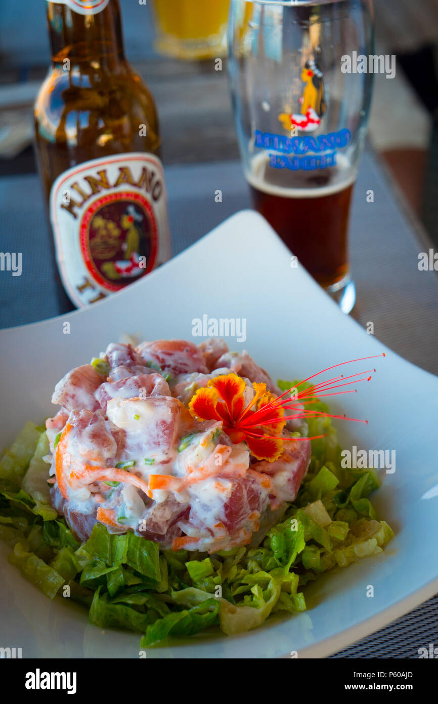 Poisson cru tahiti hi-res stock photography and images - Alamy