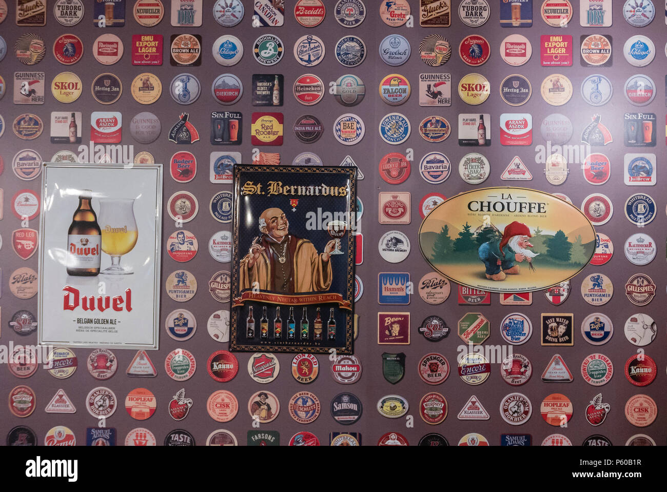 Beer mat display hi-res stock photography and images - Alamy