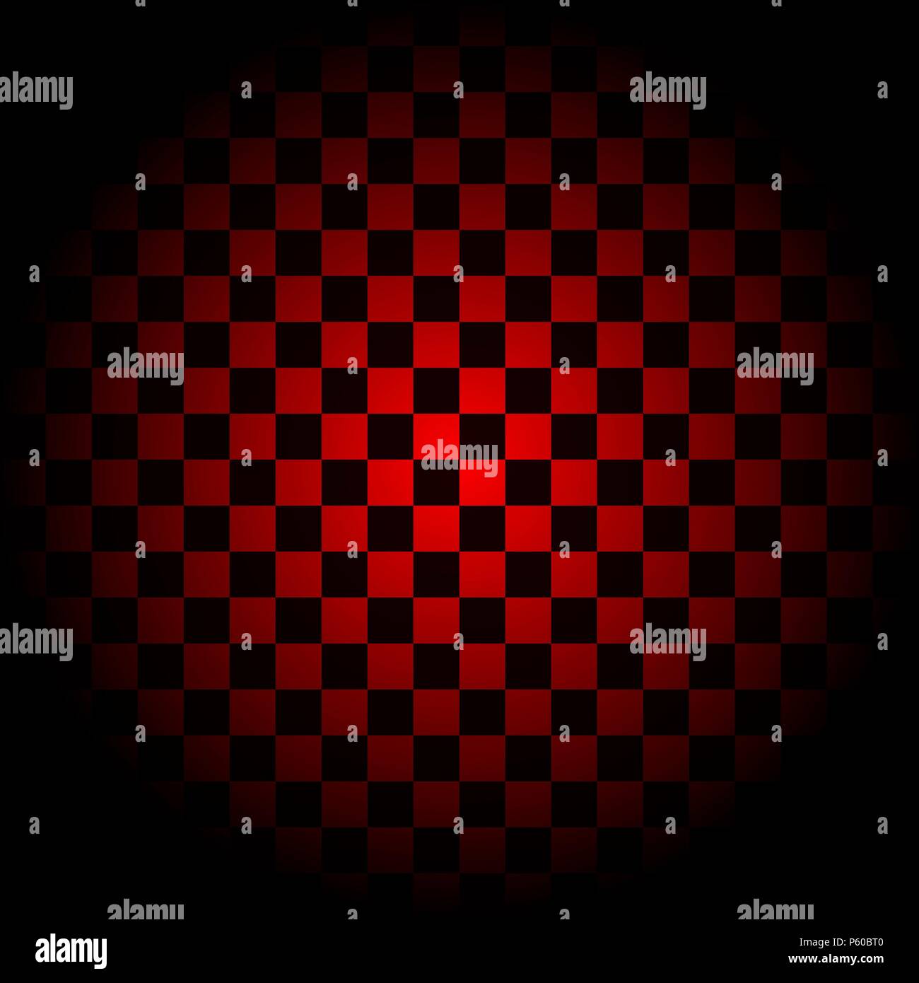 Red Checkered Background in circle. vector illustration eps10 Stock ...