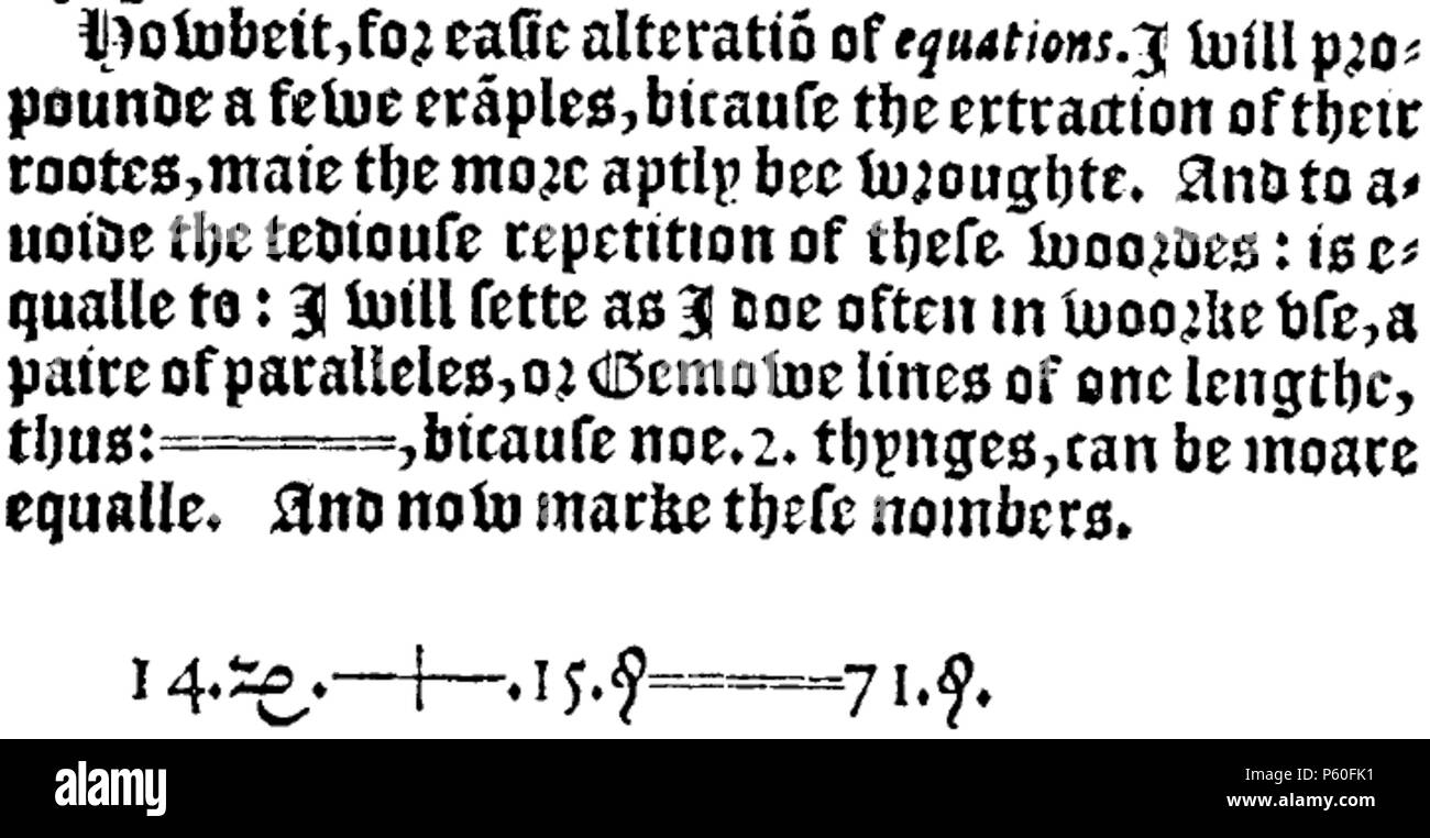 Robert recorde hi-res stock photography and images - Alamy