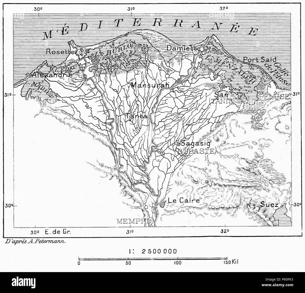 Egypt nile river irrigation Black and White Stock Photos & Images - Alamy