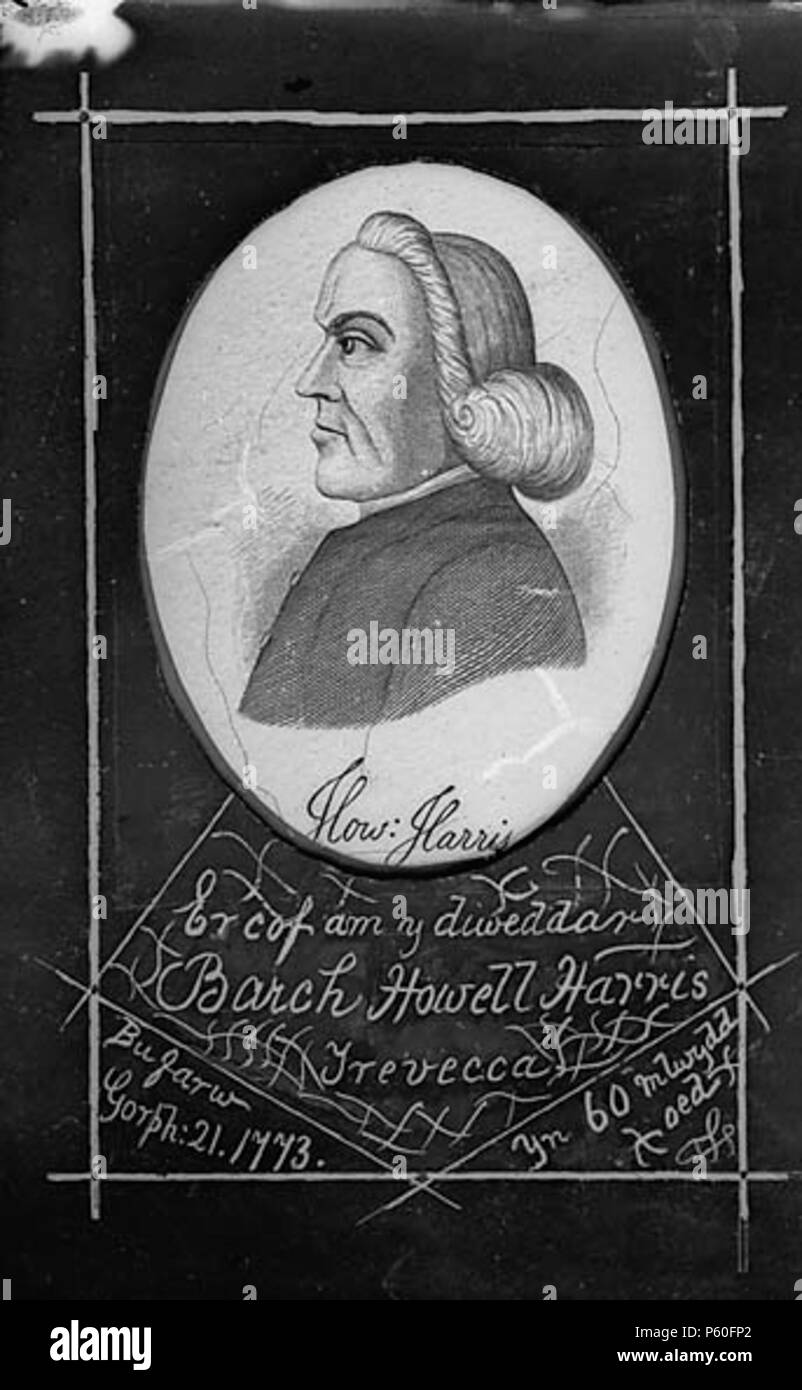 Er cof am y diweddar Barch Howell Harris .. [graphic].. 1 negative ...