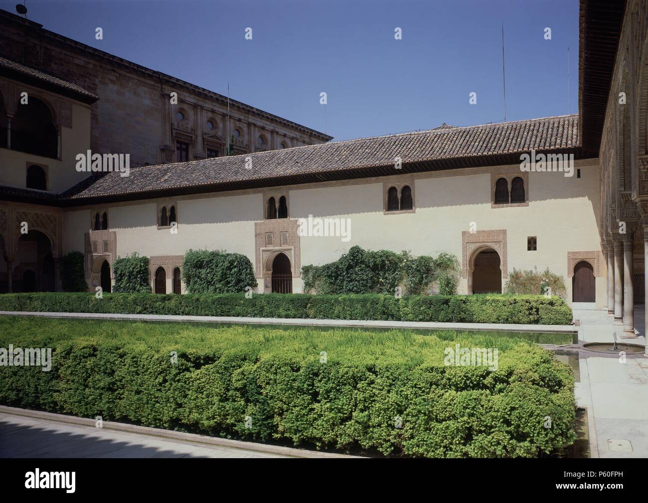 LATERAL PATIO. Location: ALHAMBRA-PATIO DE ARRAYANES, GRANADA, SPAIN ...