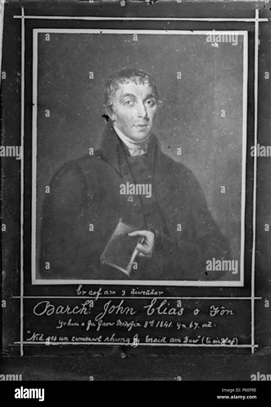 Er cof am y diweddar Barch John Elias o Fon .. [graphic].. 1 negative ...