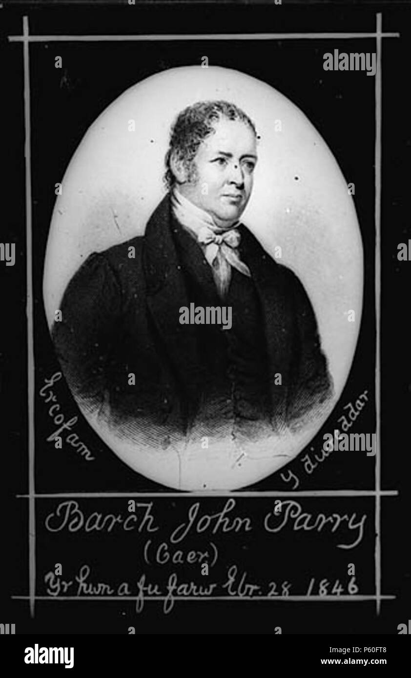Er cof am y diweddar Barch John Parry (Caer) .. [graphic].. 1 negative ...
