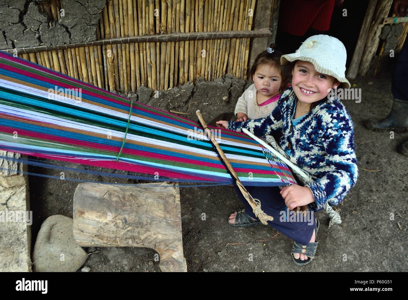 Hand loom in SAPUN " Las Huaringas " - HUANCABAMBA.. Department of ...