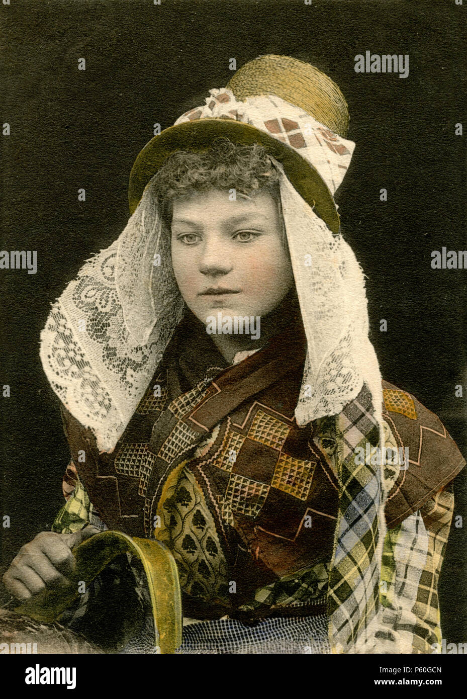 Flemish milk girl Stock Photo - Alamy