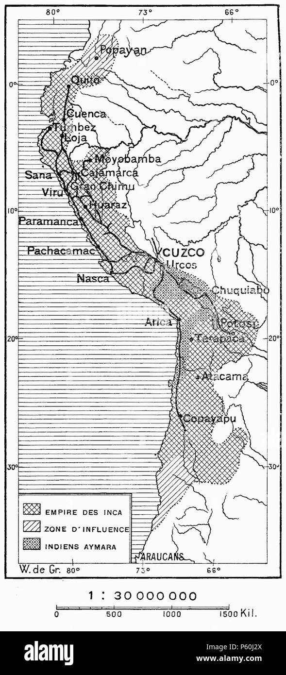 Cusco inca map hi-res stock photography and images - Alamy