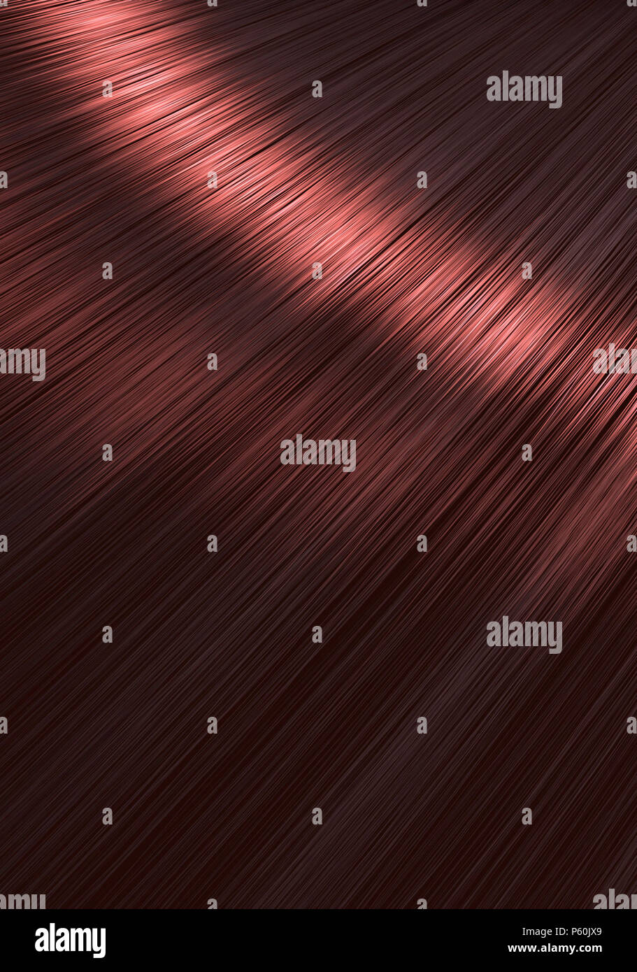 Red hair strands hi-res stock photography and images - Alamy