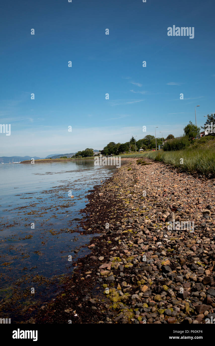Fairlie to West Kilbride Coast Line & Landmarks Stock Photo - Alamy