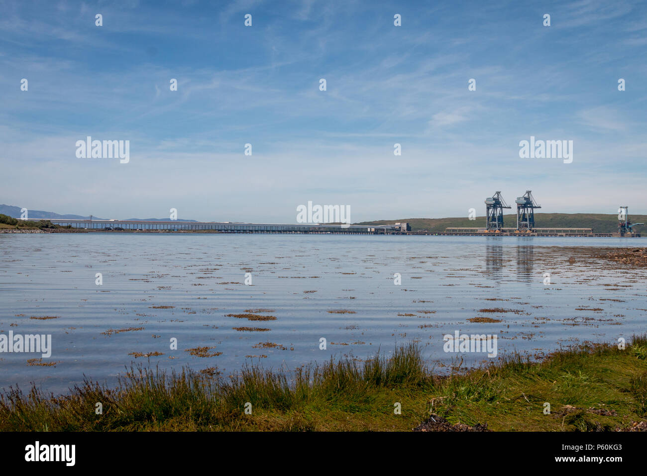 Fairlie to West Kilbride Coast Line & Landmarks Stock Photo - Alamy