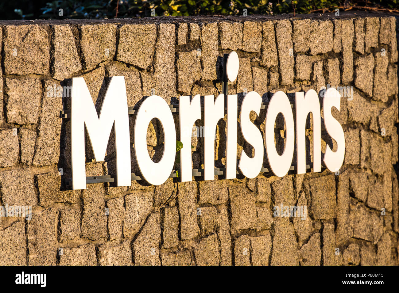 Morrisons logo hi-res stock photography and images - Alamy
