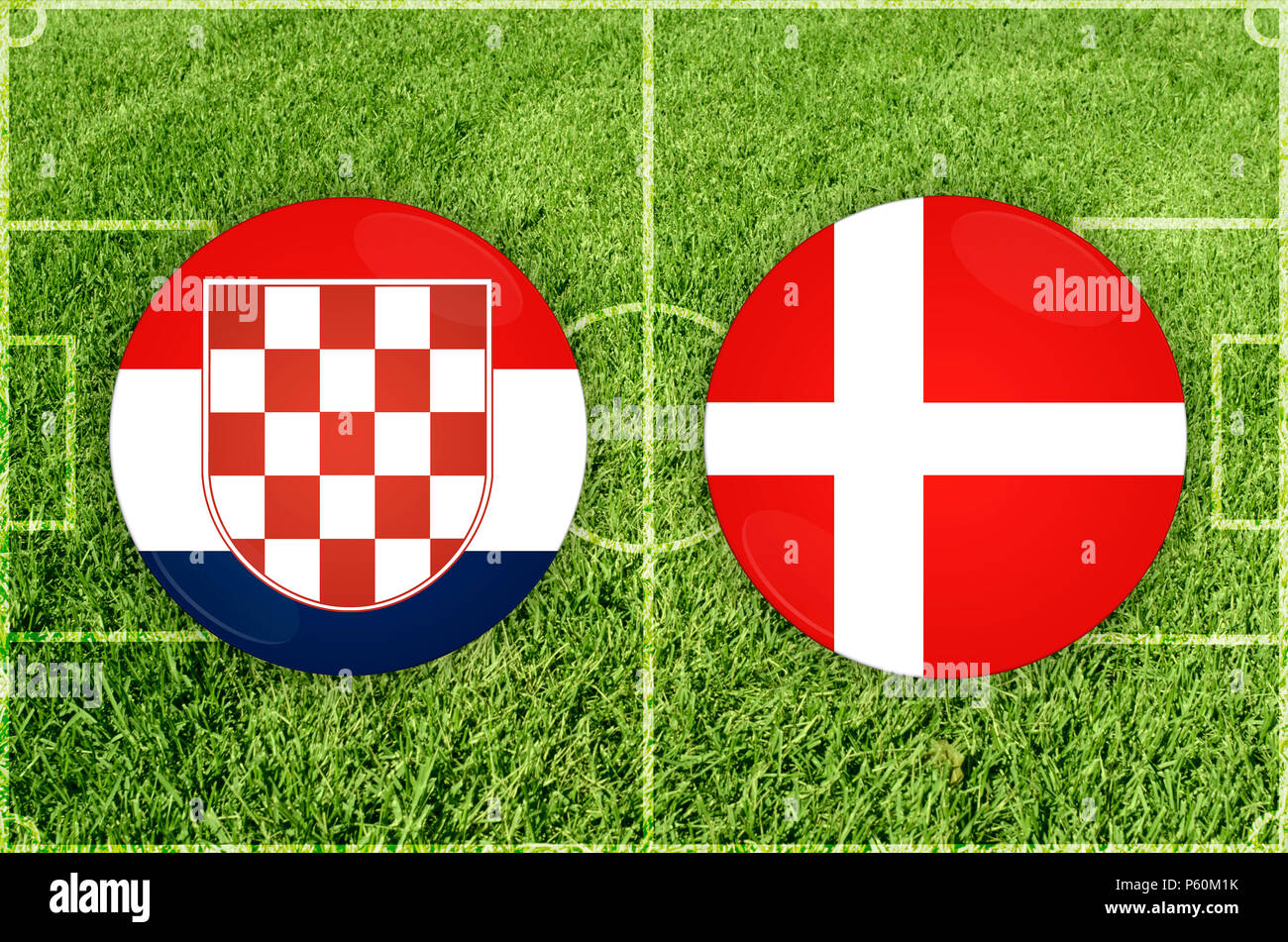 Croatia vs denmark hi-res stock photography and images - Alamy