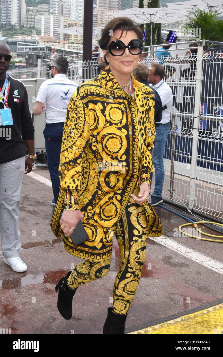 Formula One Monaco Grand Prix in Monte Carlo Featuring: Kris Jenner ...