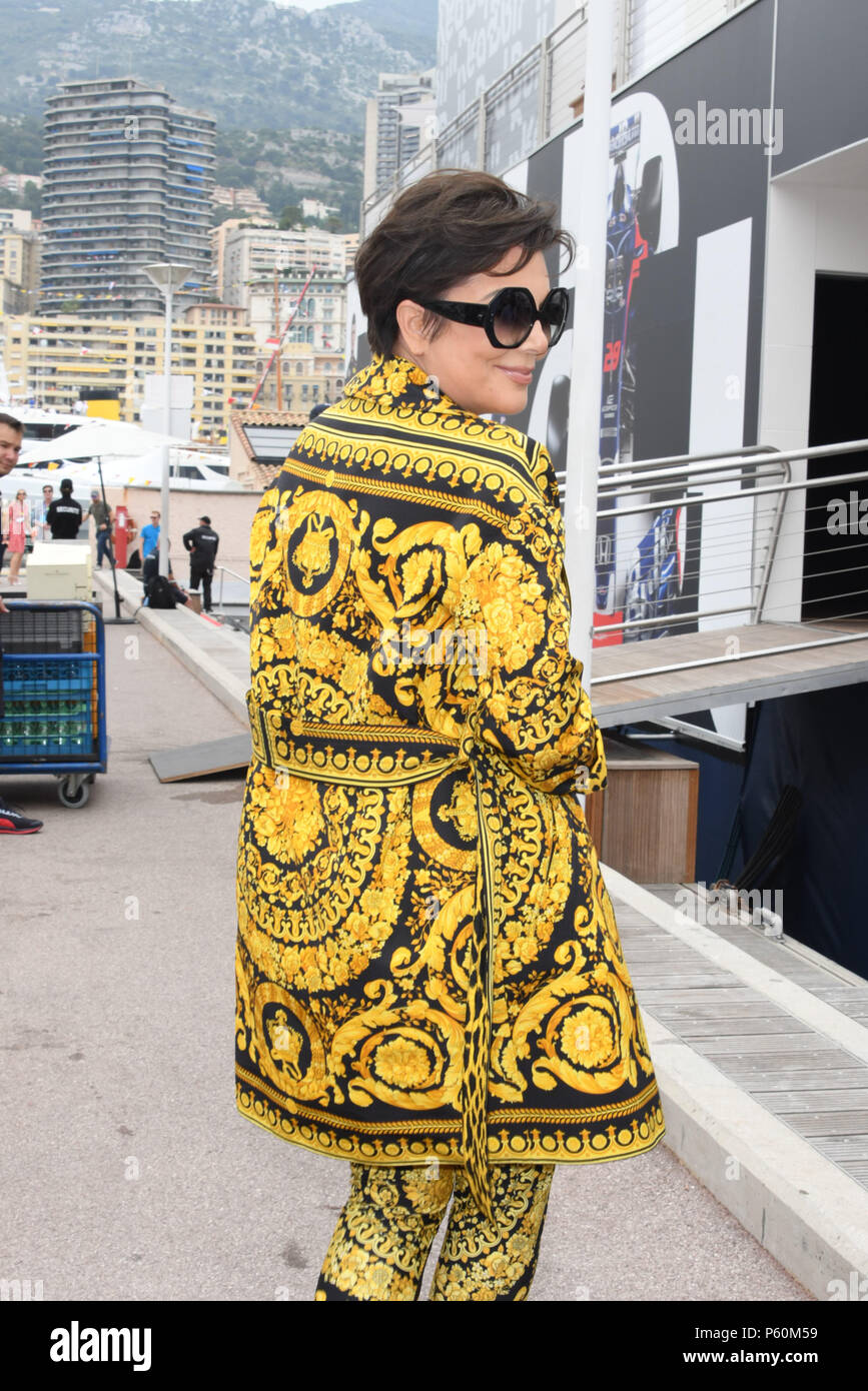 Formula One Monaco Grand Prix in Monte Carlo Featuring: Kris Jenner ...