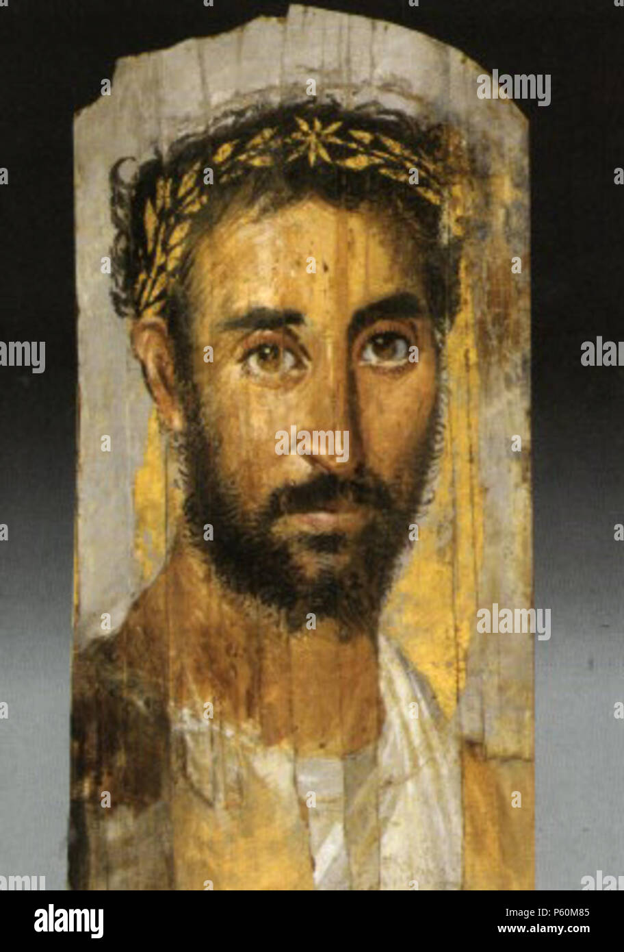 N/A. Fayum mummy portraits . 2-3c. anomimous 551 Fayum-84 Stock Photo ...