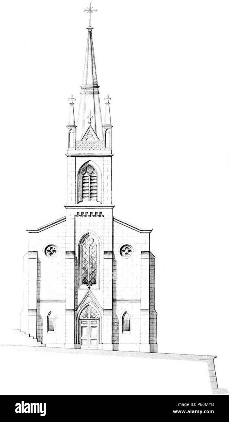 Church front elevation hi-res stock photography and images - Alamy