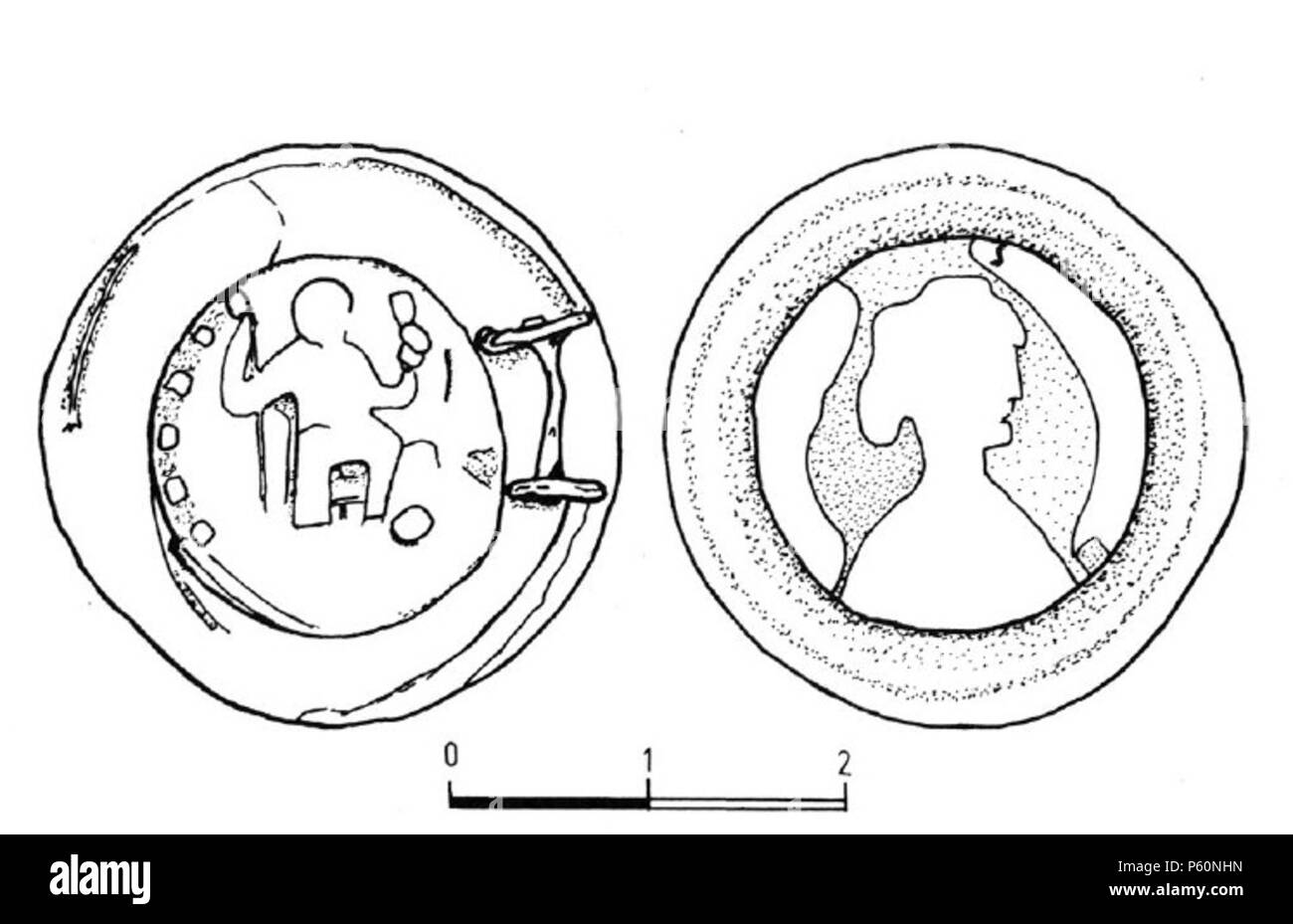 556 Fibule mérovingienne Stock Photo - Alamy