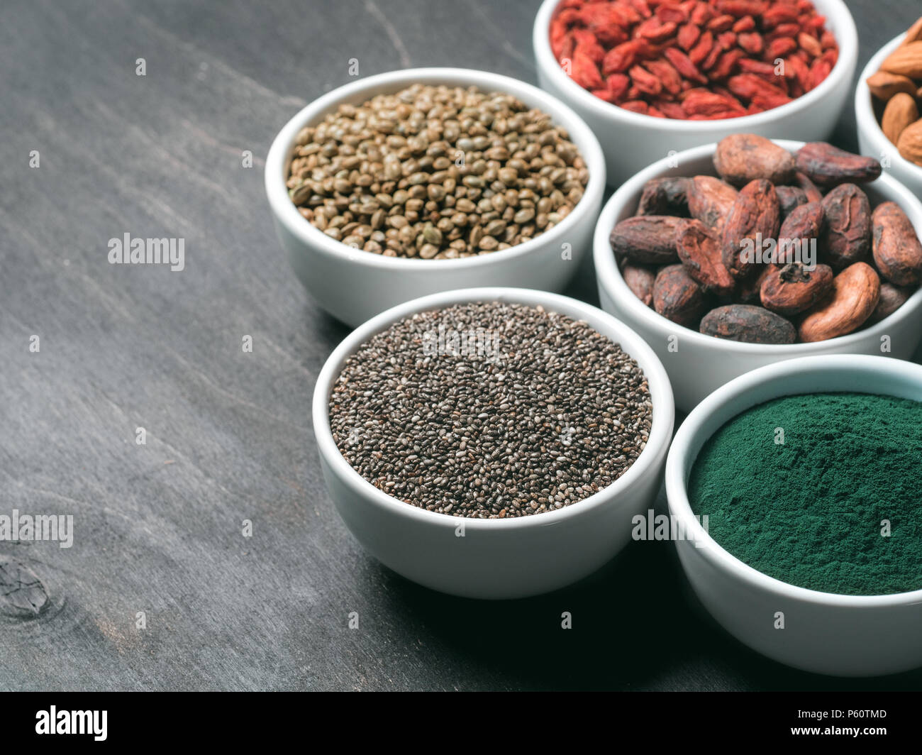Hemp food ingredients hi-res stock photography and images - Alamy