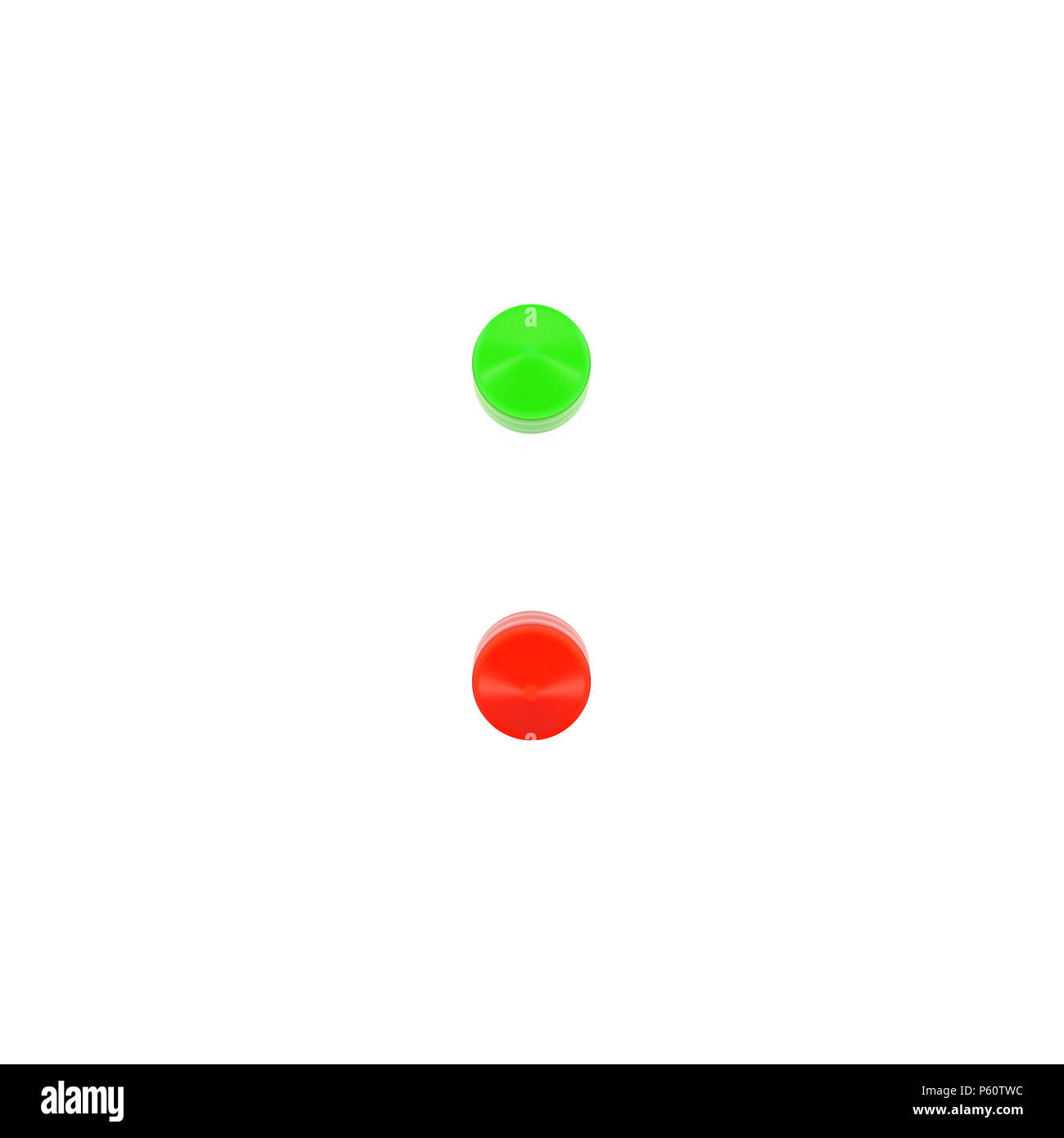 Colored wax crayons assembled like mathematical operation symbol of ...