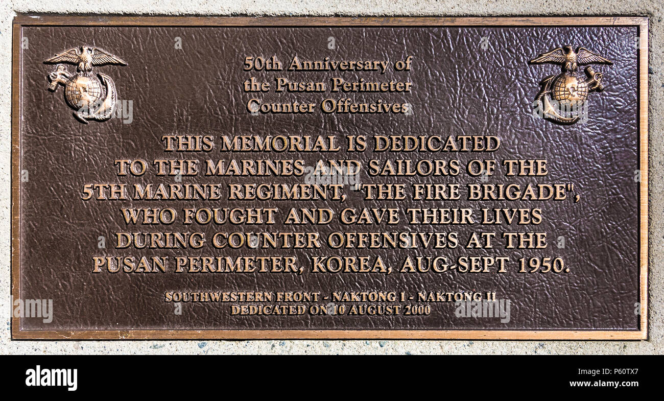 veterans memorial, camp pendleton, oceanside, ca us Stock Photo - Alamy