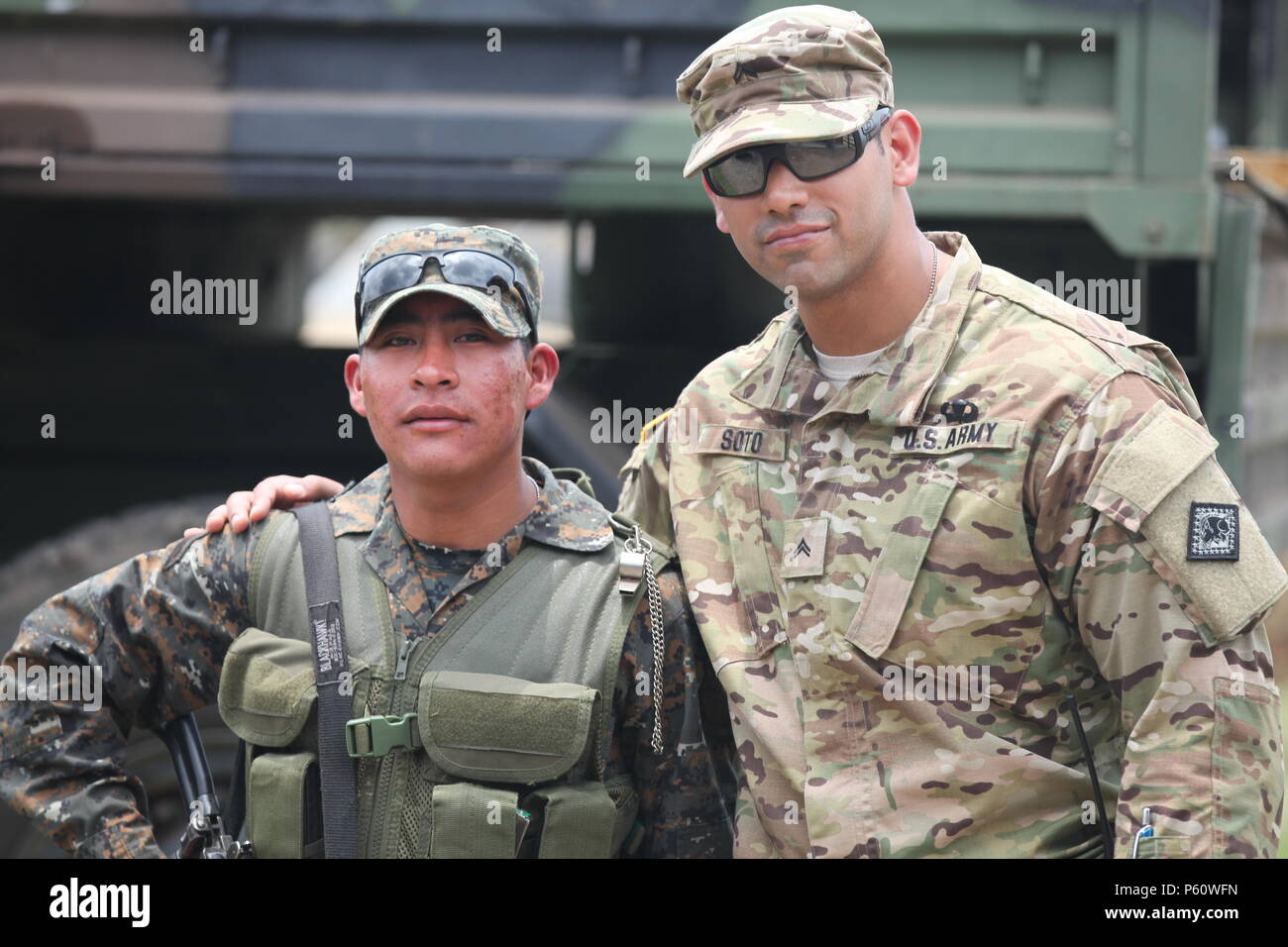 U.S. Army Cpl. Jonathan Soto and Guatemala Pfc. Roberto Lopez Beyond ...
