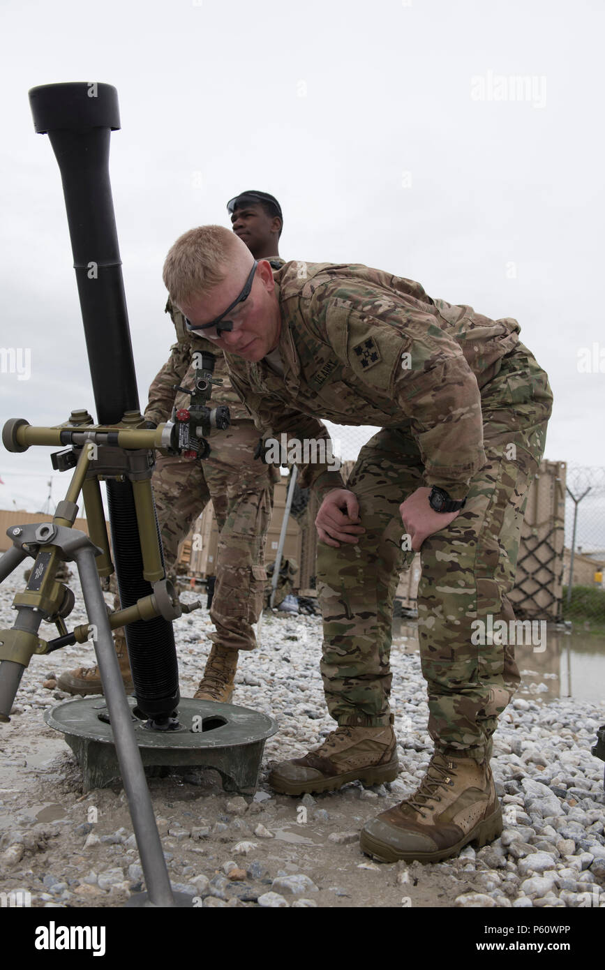 Spc. Michael Laws, a mortarman and Glen Carbon, Il. native ...