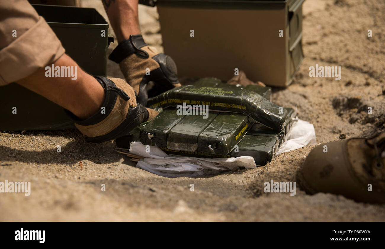 U.S. Marines with Explosive Ordinance Disposal Company, 8th Engineer ...